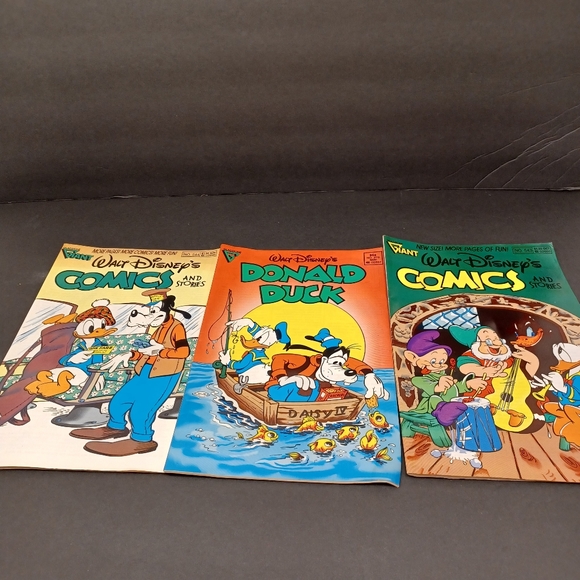 Disney | Toys | Vtg Disney Comic Books 276 544 543 Comic And Stories ...